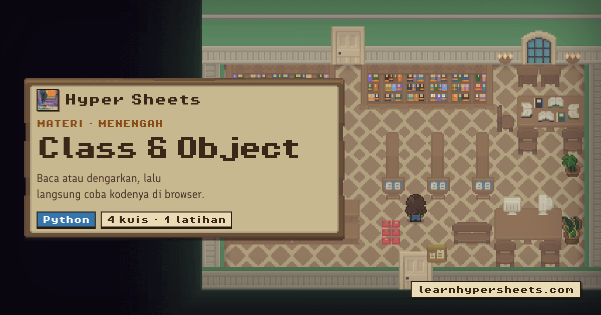 Class & Object — Python — Hyper Sheets